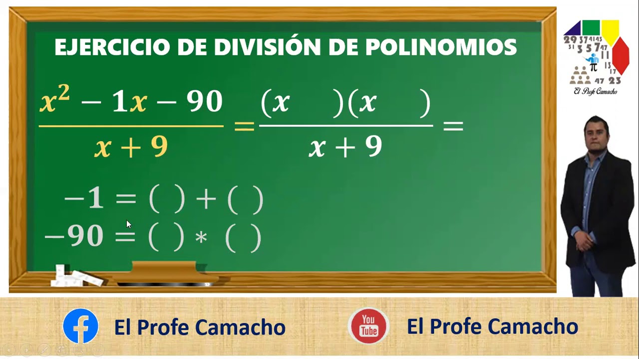Simplificar una división de polinomios usando factorización: El Caso de ...