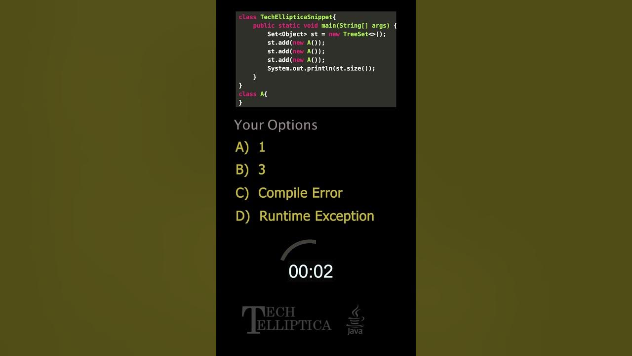 Treeset With Objects Interviewtips Coding Javacodinginterviewquestions Programming Youtube