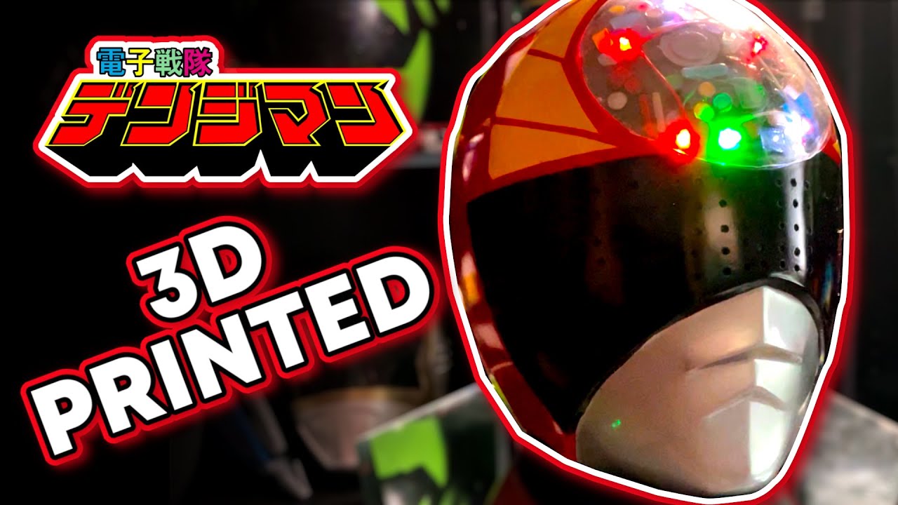 Denji Spark! This Super Sentai Helmet Always Intimidated Me! 電子戦隊デンジマン ...