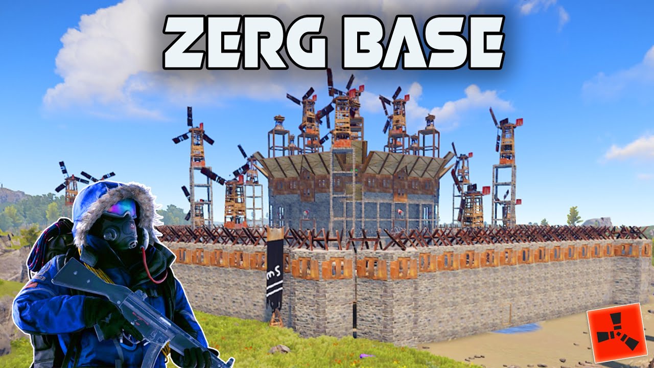 RESMİ SUNUCUDA DEVASA ZERG BASE YAPTIK ! - Rust Türkçe (Official) - YouTube