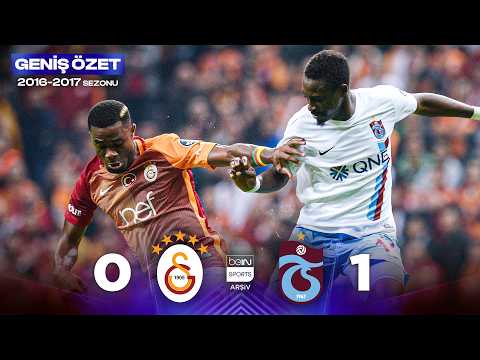 GENİŞ ÖZET: Galatasaray (0-1) Trabzonspor | 8. Hafta - 2016/2017