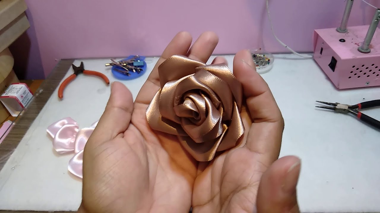 ROSA DE CETIM ( FITA N 09)🌹 - YouTube