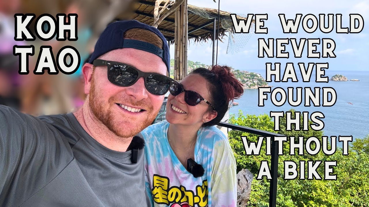 I can't believe how BEAUTIFUL Koh Tao is. (First time renting bike in Thailand) - YouTube