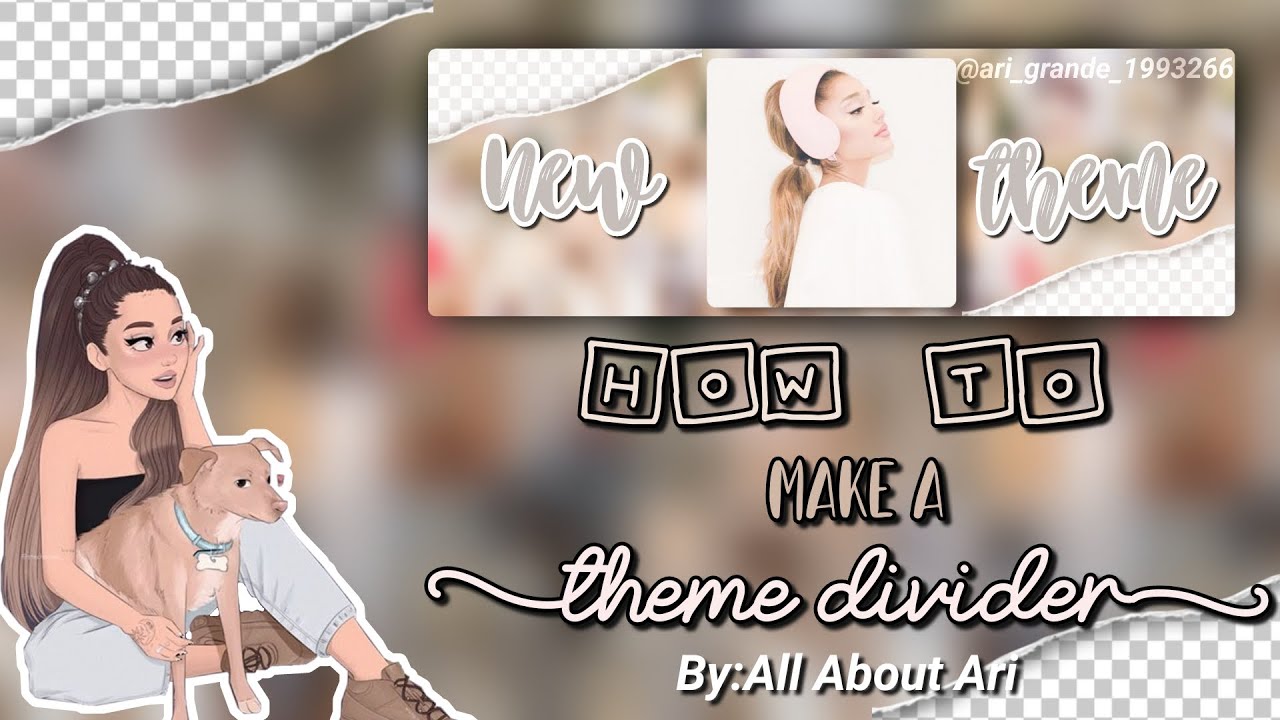 🧸How to make a theme divider🧸 - YouTube