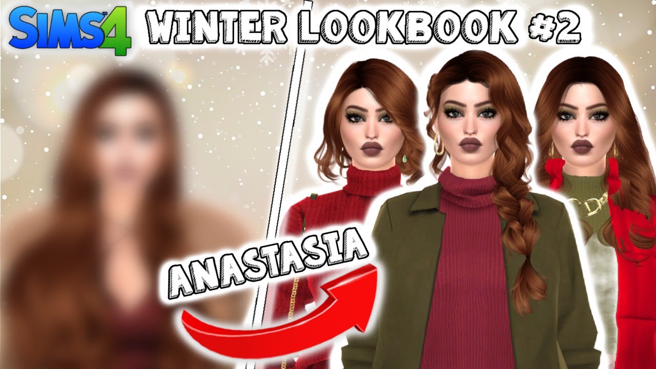 Winter Lookbook N.2 + CC LINKS (CASMAS Day #12) - Sims 4 CAS + CC ...