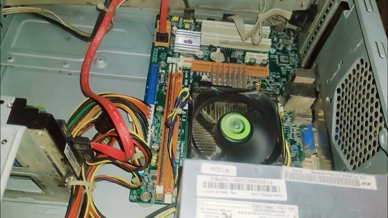 Computer Keyboard Mouse Monitor not working only processor fan run. How to Solve - YouTube