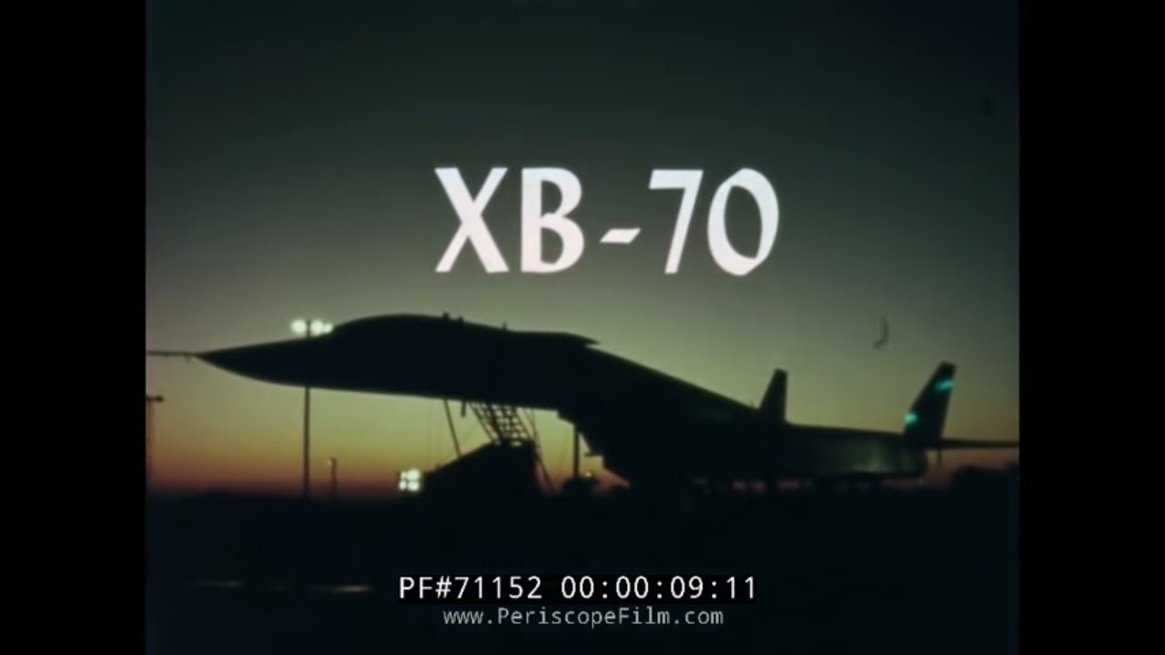 XB-70 SUPERSONIC STRATEGIC BOMBER MACH 3 FLIGHT TEST FILM 71152 - YouTube