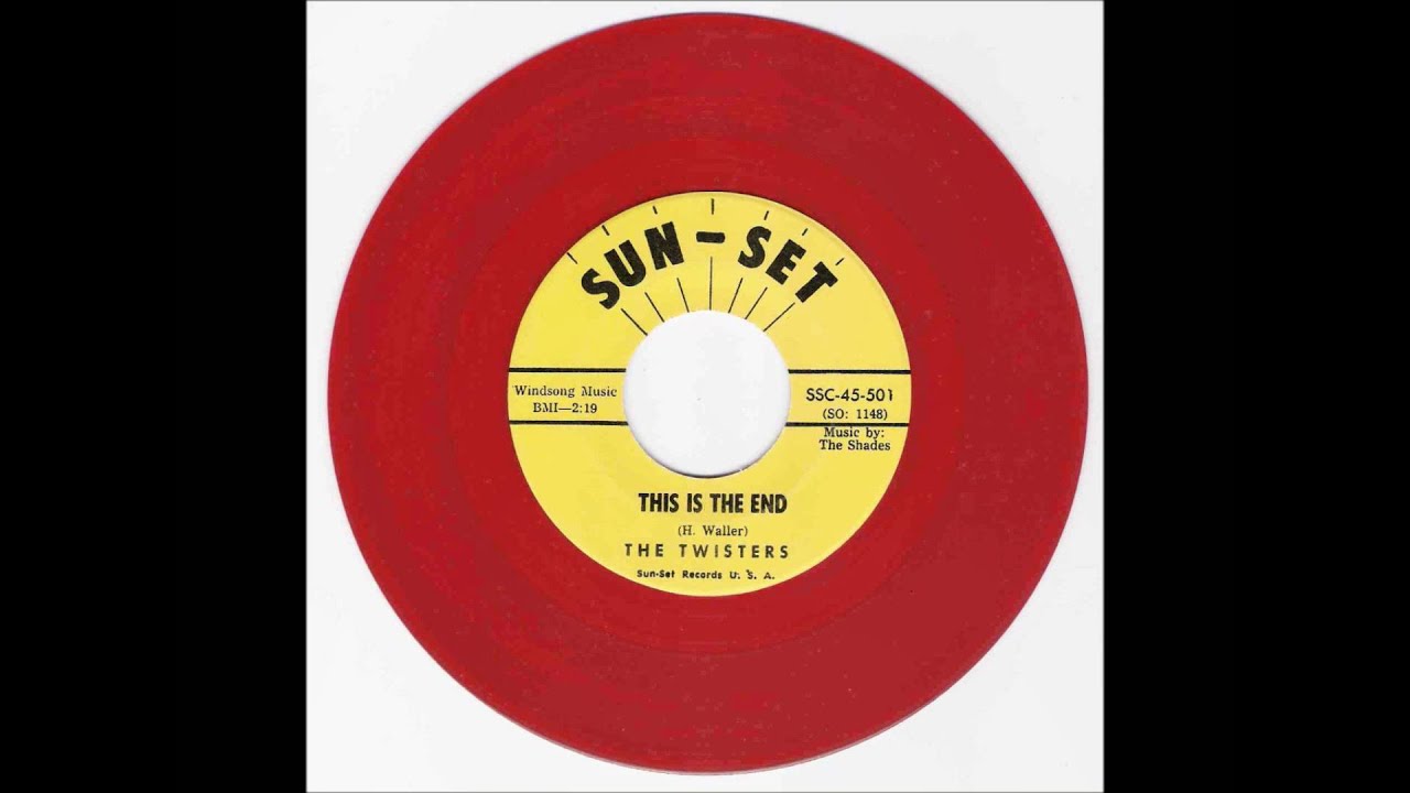 TWISTERS - THIS IS THE END / PLEASE COME BACK - SUN-SET 501 - 1961 ...