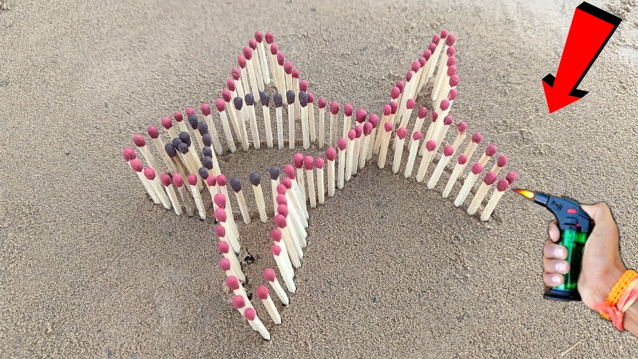 Matchstick 🐠 Reaction 😱 !! Amazing Experiment ! - YouTube