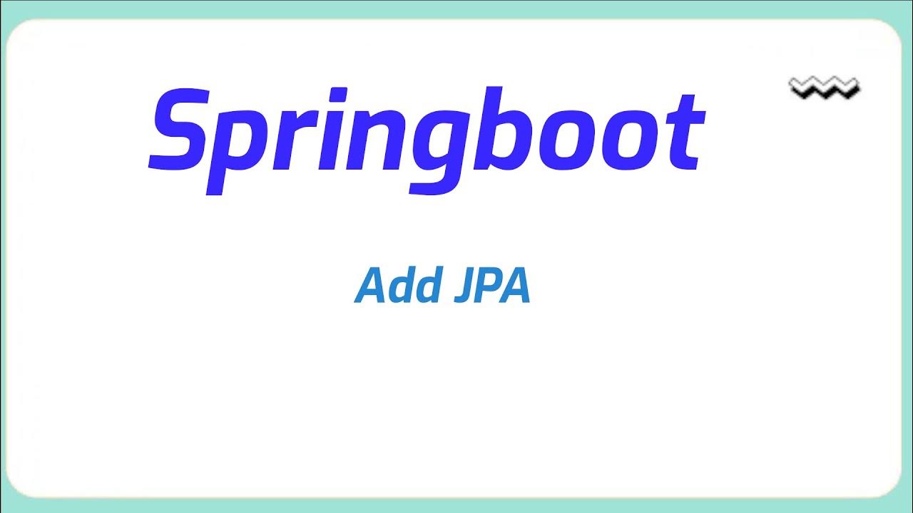 How to use spring data JPA in spring boot | JPA | Java Programming - YouTube