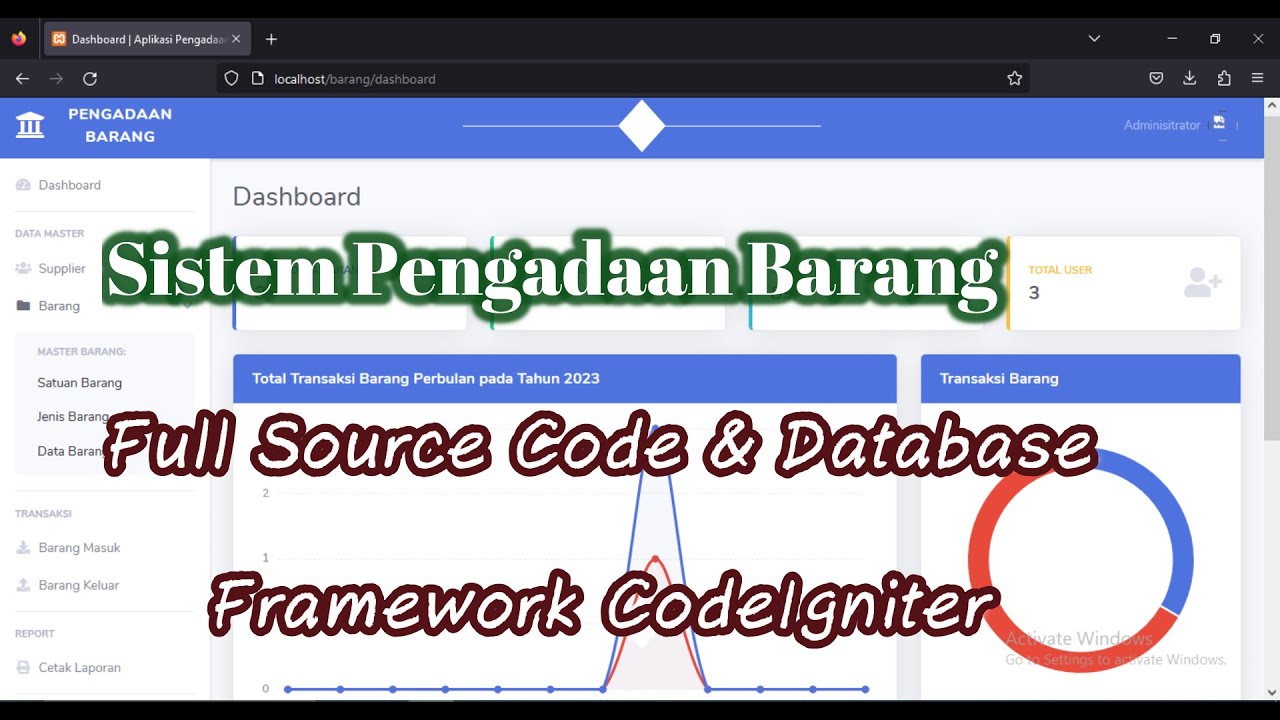 Source Code PHP Sistem Pengadaan Barang CodeIgniter | Aplikasi Pengadaan Barang | (Full database ...