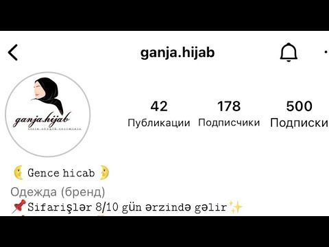 Zovqlu Hicab geyimleri bu seyfede😍instagram@ganja.hijab📌Bacimin yeni biznesi😁