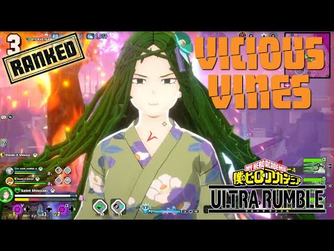 Vicious Vines | Ibara | Ranked | My Hero Ultra Rumble