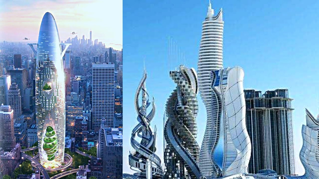 Como serão os prédios do futuro? [SURPREENDENTE A ENGENHARIA FUTURISTA ...