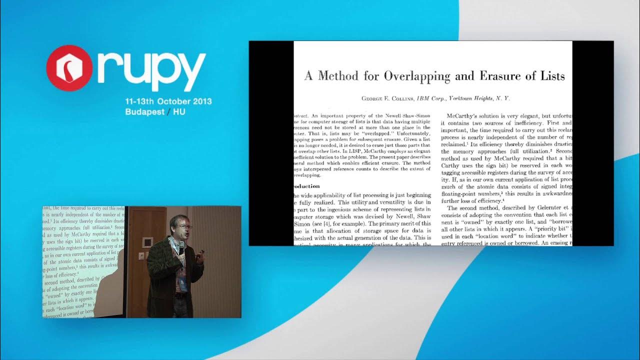 RuPy 13: Visualizing Garbage Collection in Ruby and Python / Pat ...