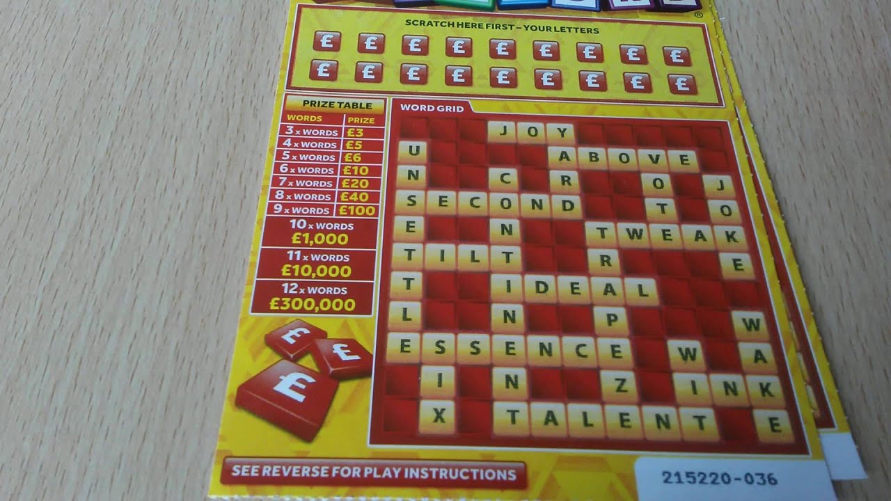Cashword Scratchcards on a Friday - YouTube
