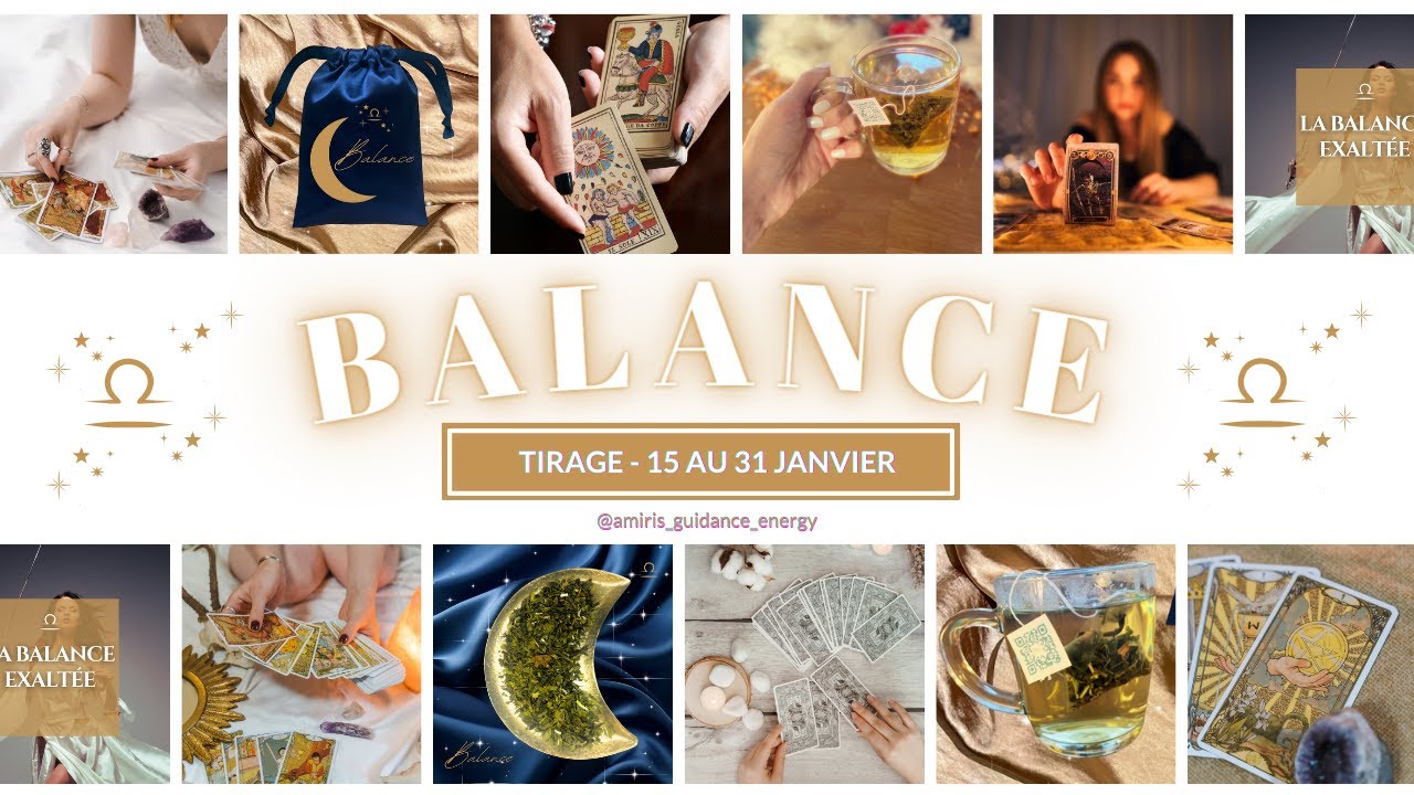 ♎ Balance * Wouah incroyable, c'est magnifique ! Sortez ! * Janvier ...