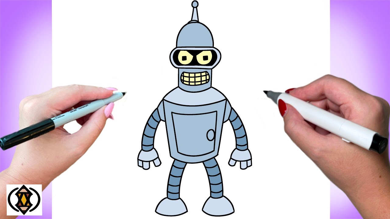 How To Draw Bender | Futurama - YouTube