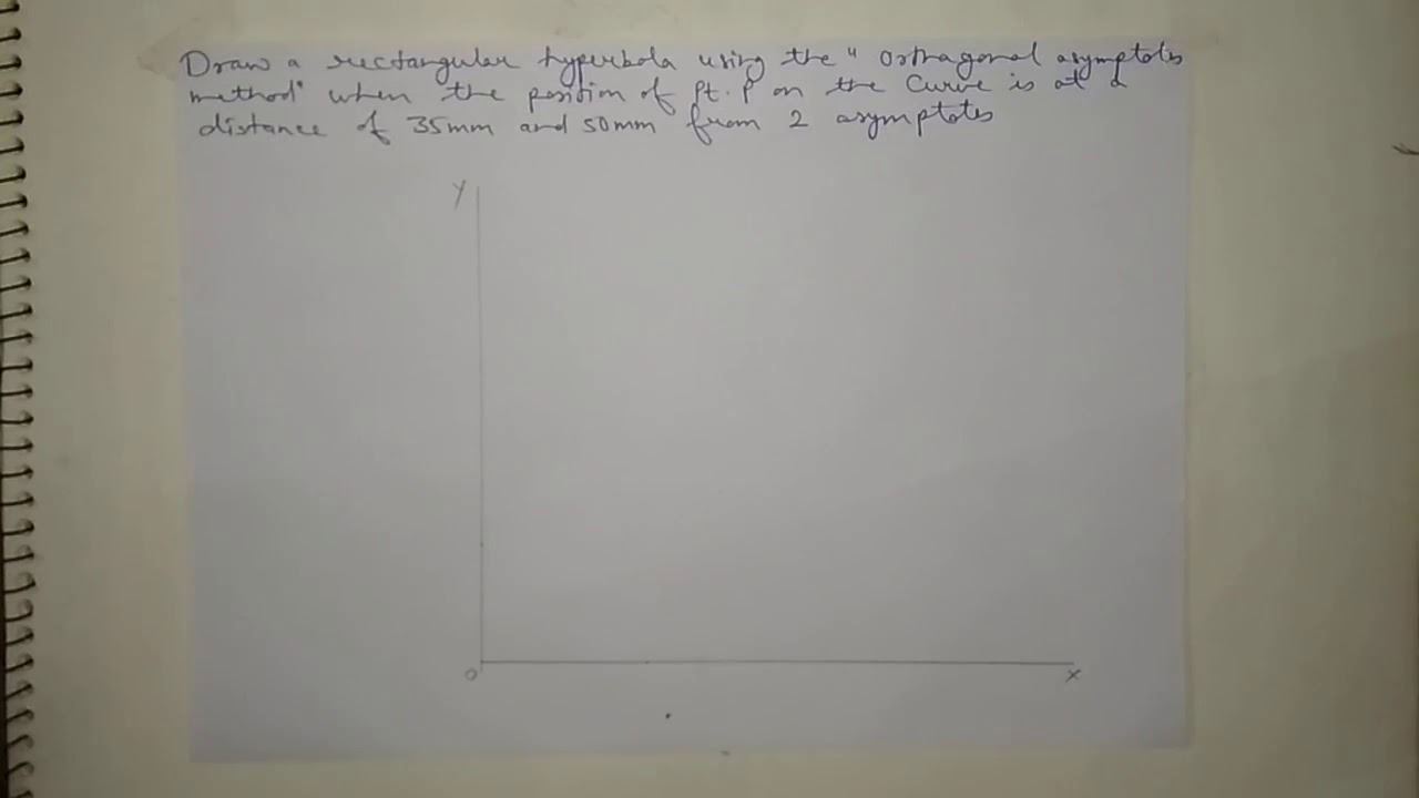 Rectangular hyperbola by orthogonal method - YouTube