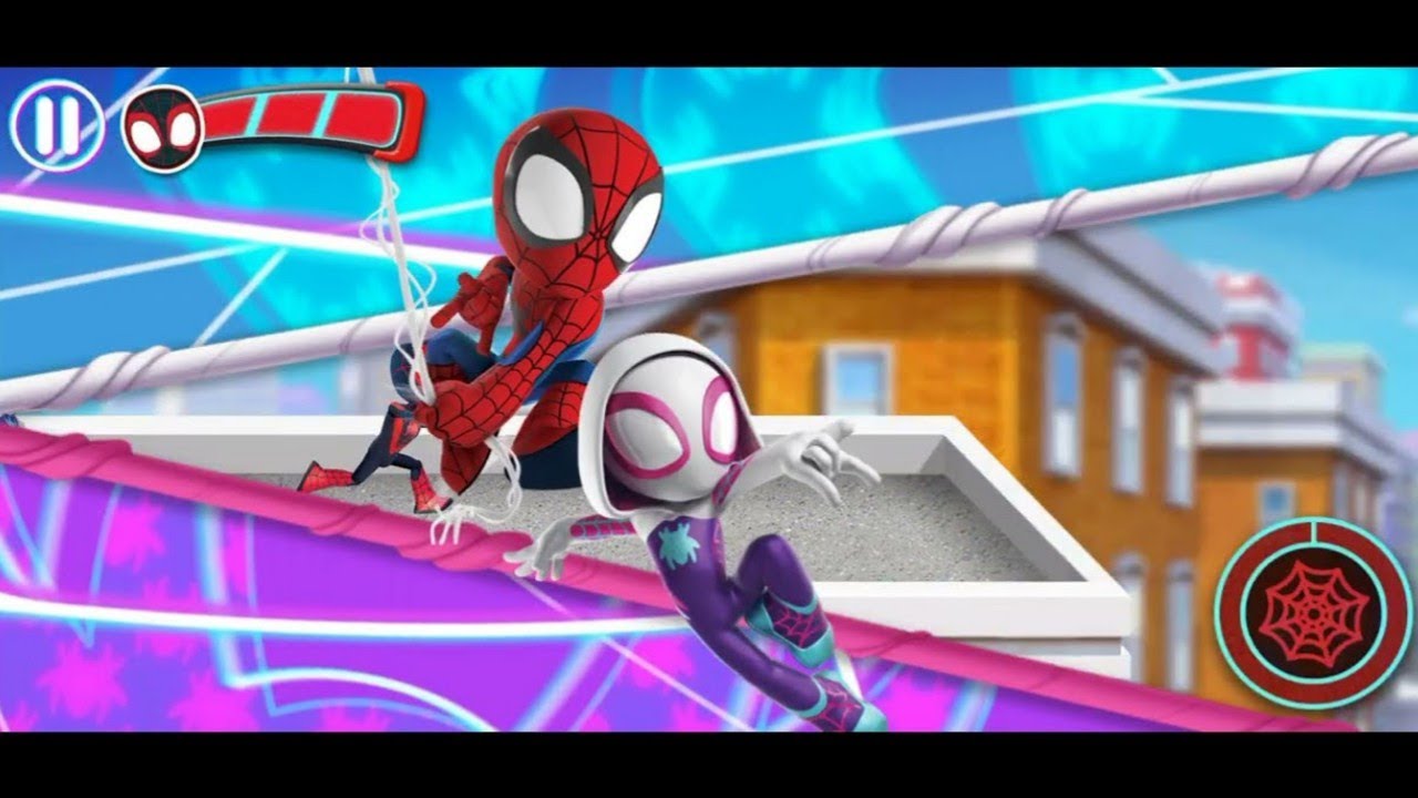 Spidey and His Amazing Friends 🕷️🕸️Spidey, Spin, Ghost-Spider Under A ...