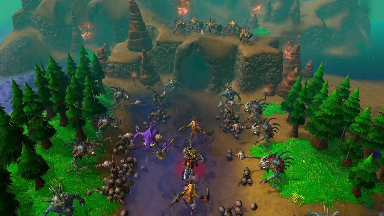 WarCraft III Reforged (Hard) Orc Campaign - Riders on the Storm - YouTube