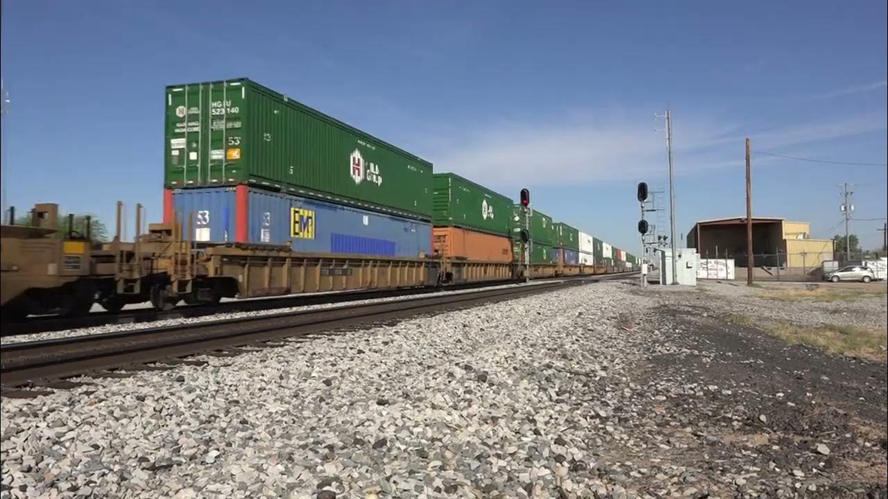 UP# 5558 EBD Stacktrain @ CP SP 9336.5 Casa Grande AZ 4/11/25 - YouTube