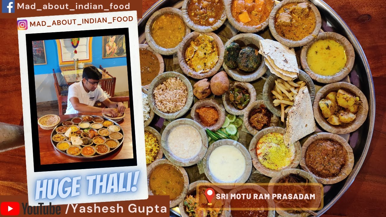 Biggest 😲 Thali I Ever Tried In Jaipur ! | Maha-Prasadam Thali ...