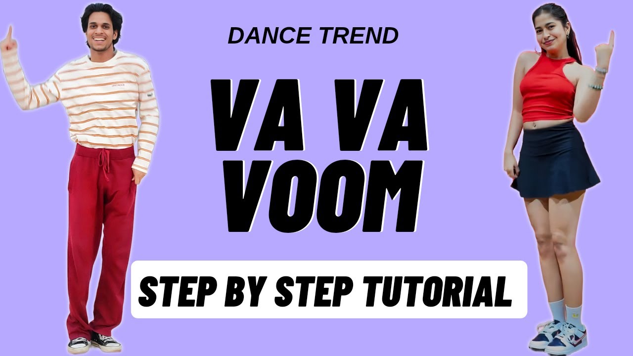 Va Va Voom Reels Dance Trend Tutorial | Va Va Voom Jiggar Thakkar Dance ...