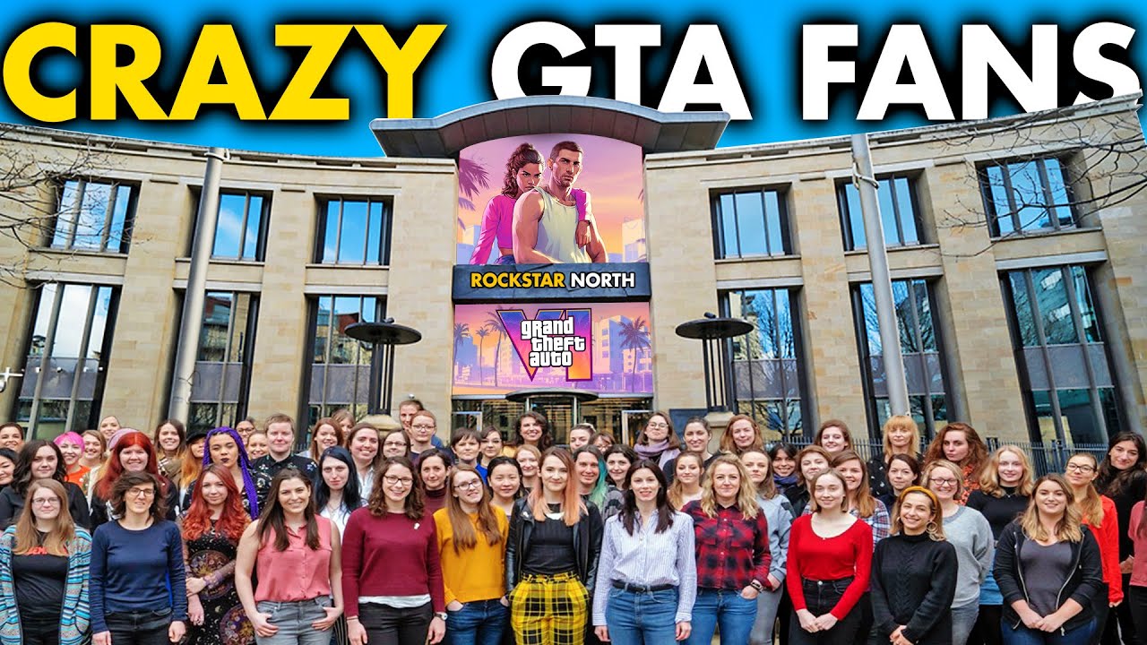 CRAZY GTA 6 Fans Are STALKING Rockstar Games Offices for GTA 6 @ZacCoxTV