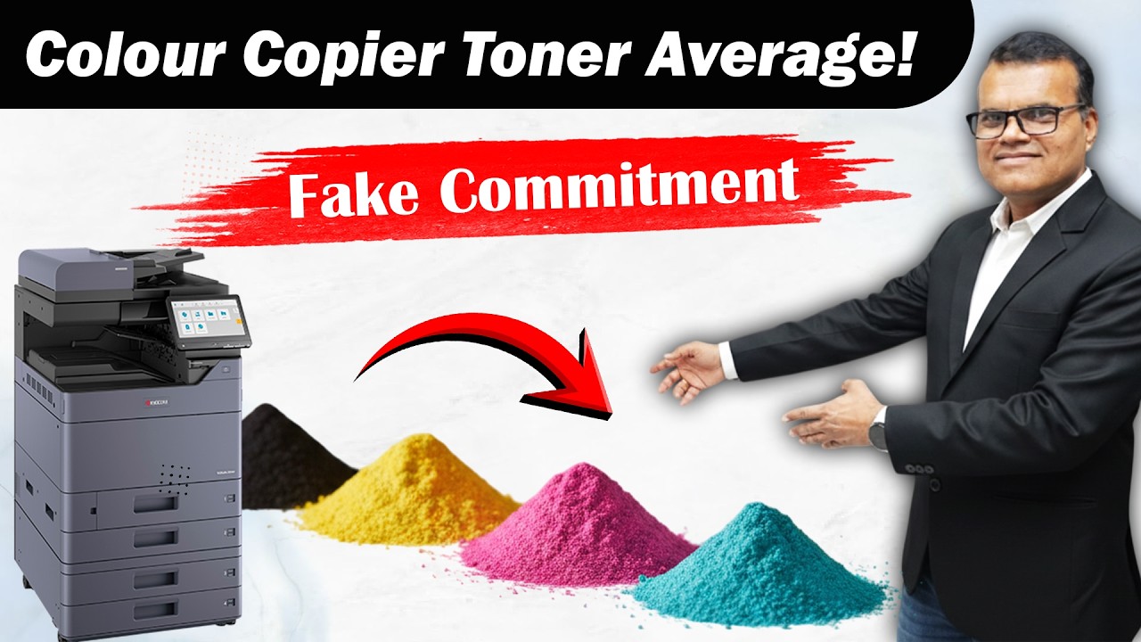 Colour Copier Toner Average! Fake Commitment - YouTube