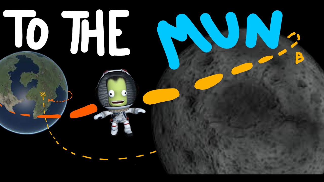 Getting to the Mun on a Budget on KSP - YouTube