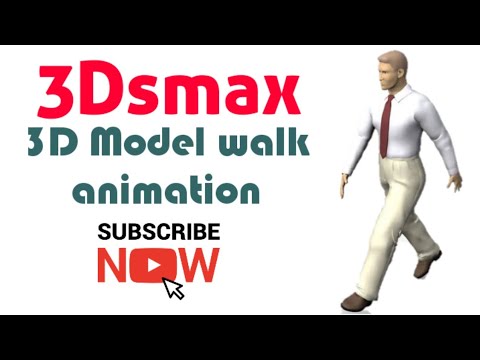 Create walk cycle animation in 3ds max - YouTube