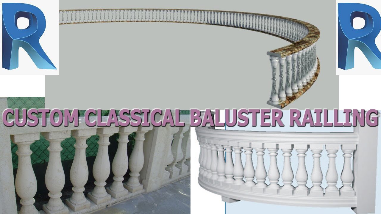 Revit Custom Classical Baluster Railing Tutorials YouTube revit-custom-classical-baluster-railing-tutorials-youtube