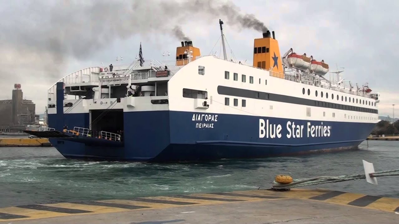 DIAGORAS BLUE STAR FERRIES - YouTube