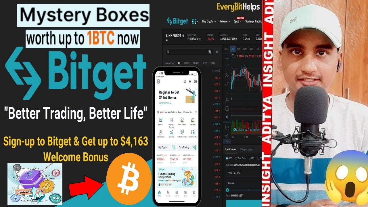 💥Bitget Exchange Review !🚀Get Mystery Boxes worth up to 1 BTC🔥 How to ...