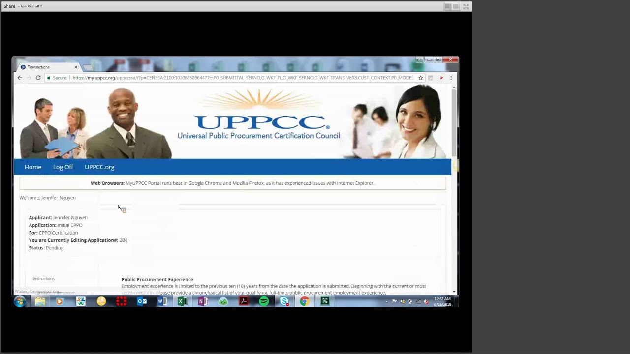 Overview of the UPPCC Online Application Process - YouTube