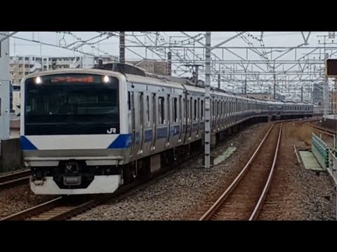 E531系常磐線亀有駅通過 - YouTube