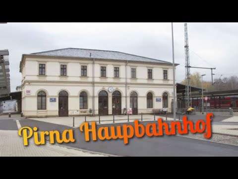 Zugverkehr in Bahnhof Pirna - YouTube