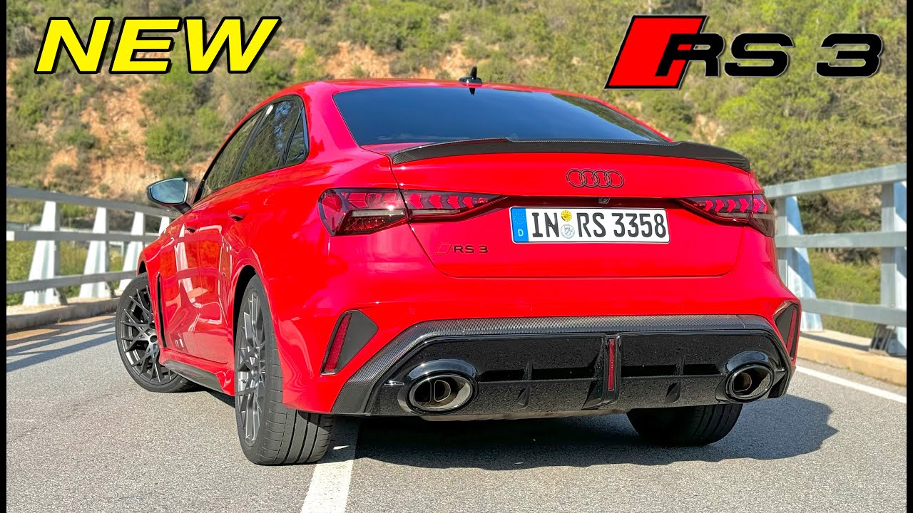 2025 Audi RS3 // REVIEW on ROAD & TRACK with 0-100 100-200 - YouTube