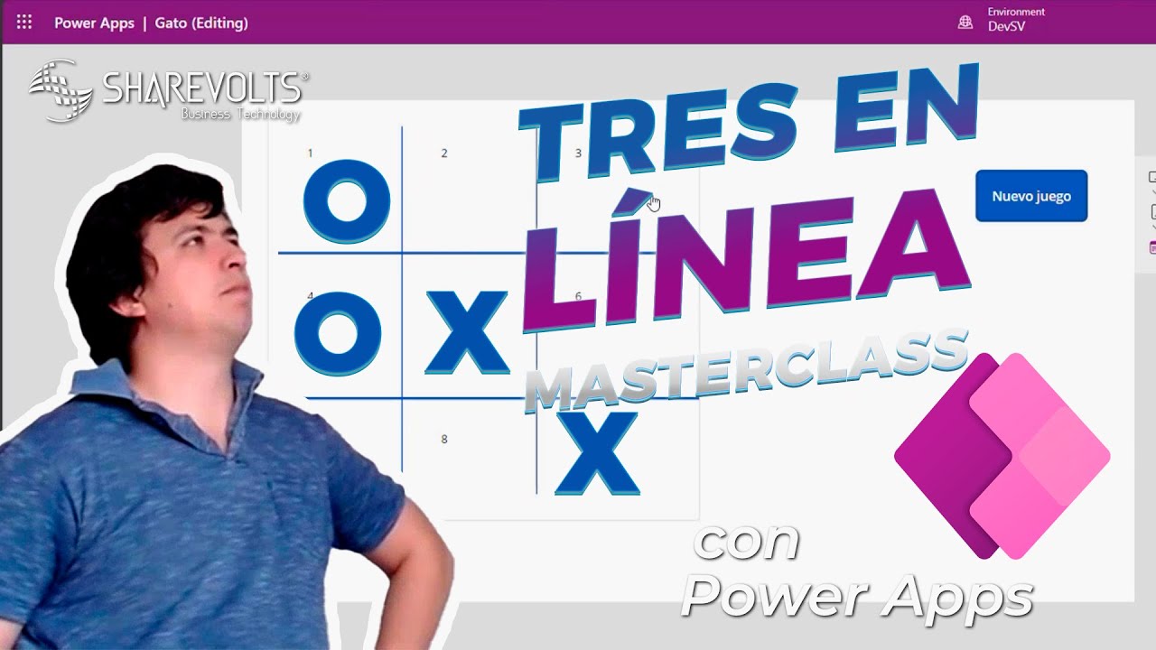 ¡Creación de un tic-tac-toe con Power Apps! ⭕ Masterclass de ShareVolts ...