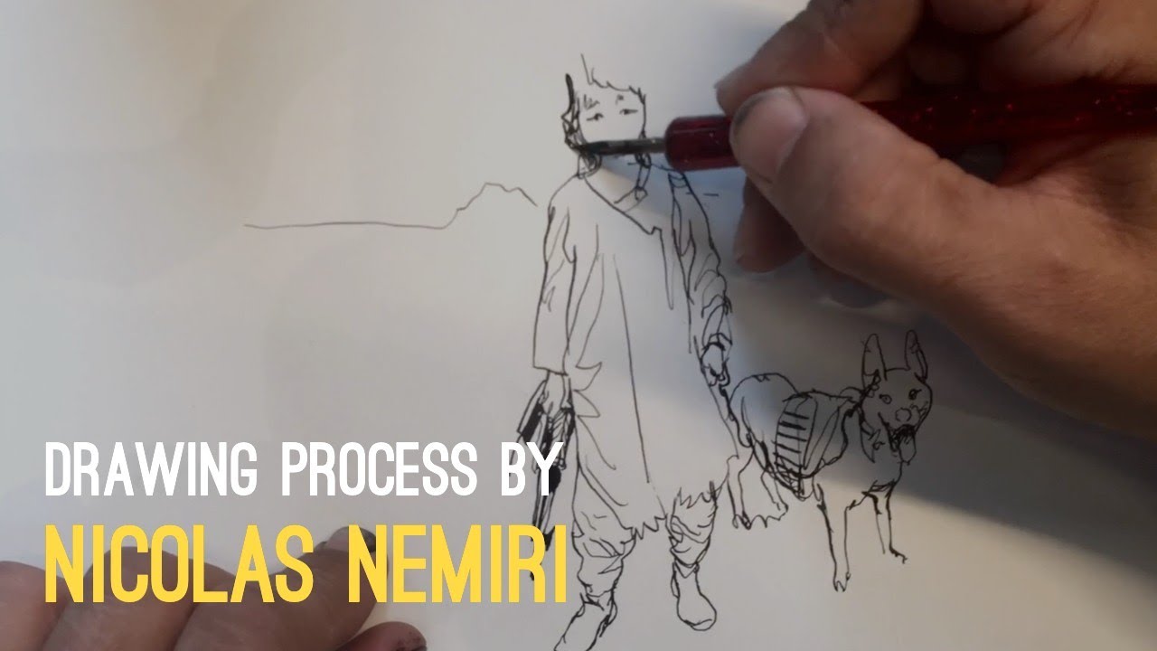 Nicolas Nemiri A Time Lapse Drawing Process Youtube