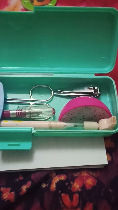 My pencil box - YouTube