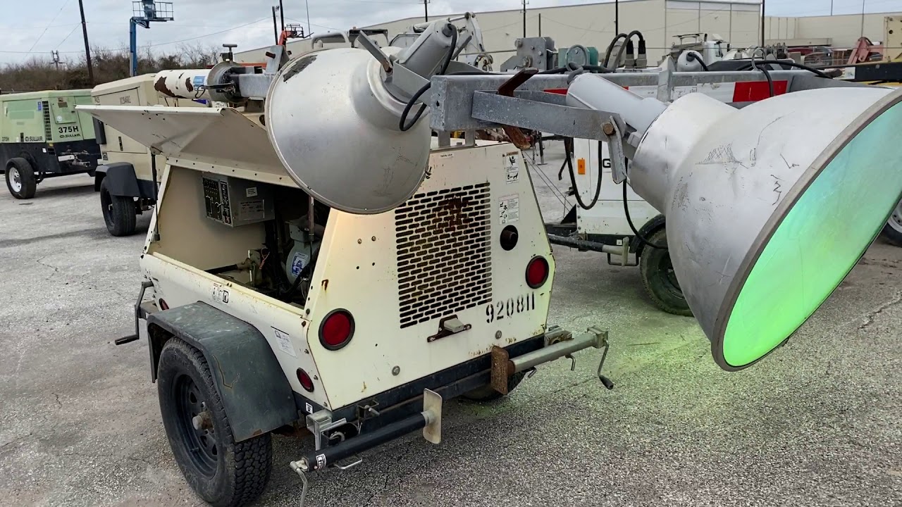 2012 TEREX AL4000 LIGHT PLANT - YouTube