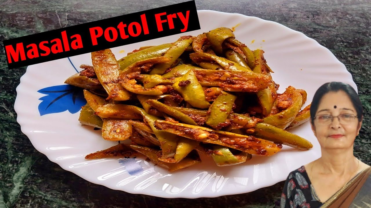 Masala Potol Fry Recipe|Masala Parwal Fry|Pointed Gourd Fry Recipe ...