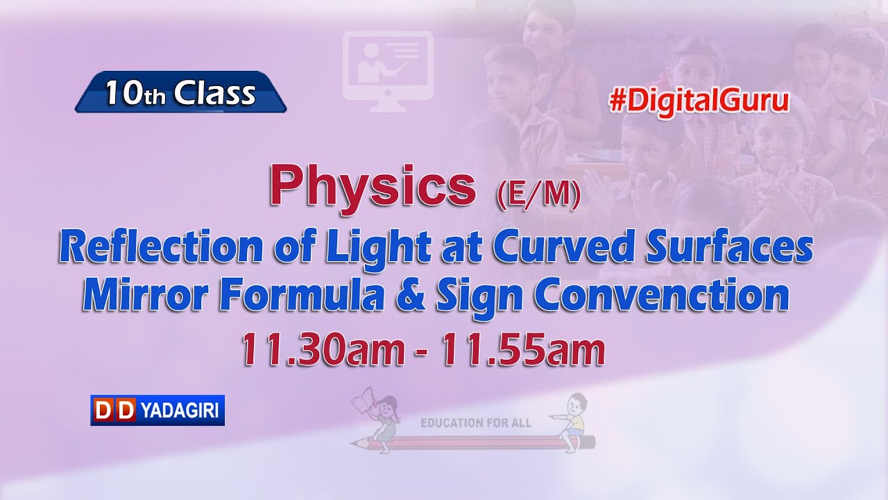 10th Class Physics | Reflection of Light at Curved surfaces Mirror ...