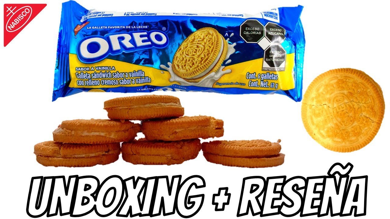 OREO CON RELLENO SABOR VAINILLA - NABISCO - YouTube