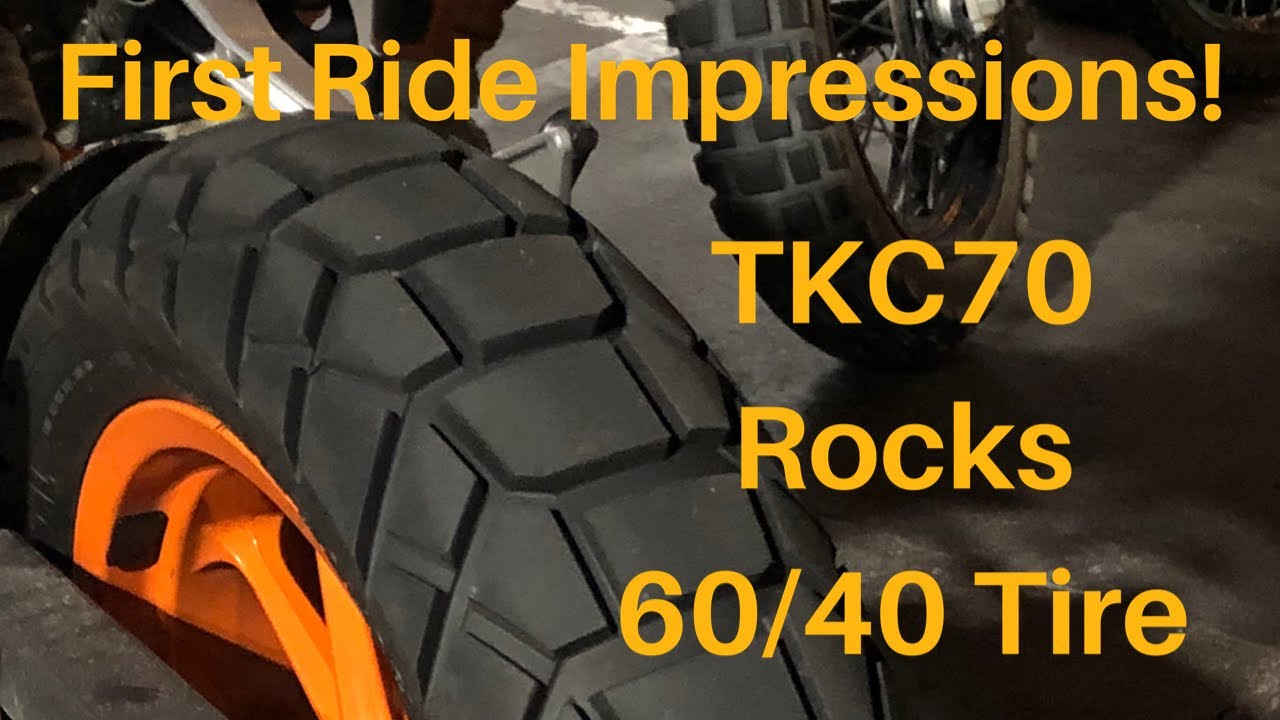 TKC 70Rocks First Impressions - 60/40 Adventure Tire - 100 Miles 50/50 Dirt and Street TKC70 ...