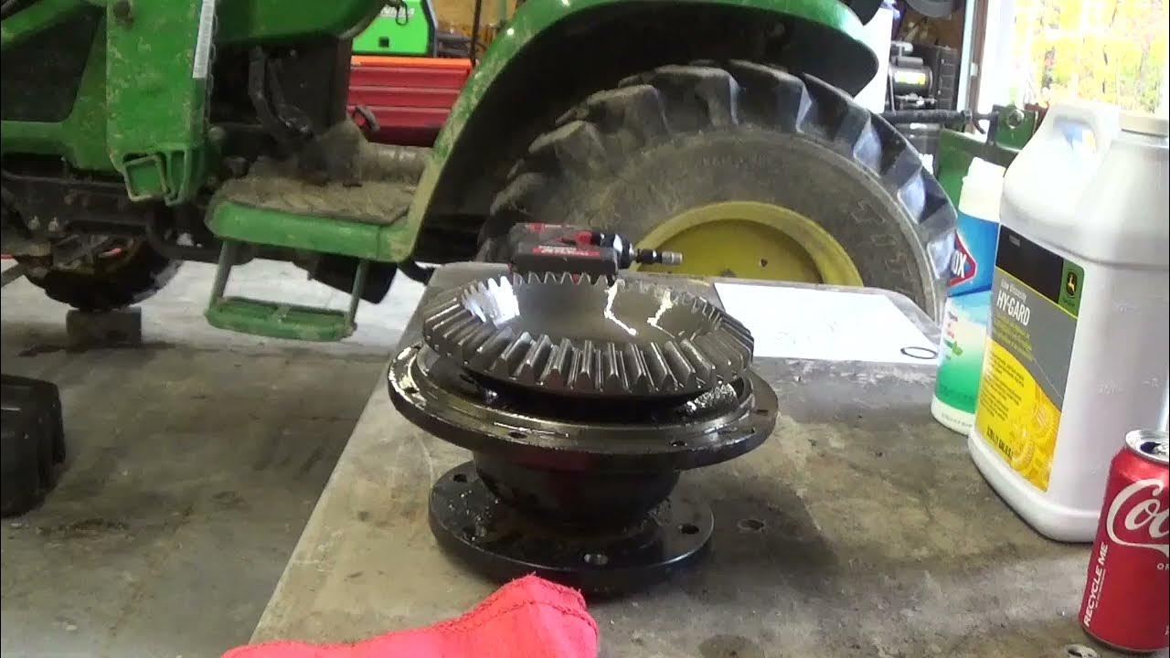 John Deere 4410 / 4310 / 4210 FRONT AXLE SEAL REPLACEMENT, COMPACT TRACTOR - YouTube