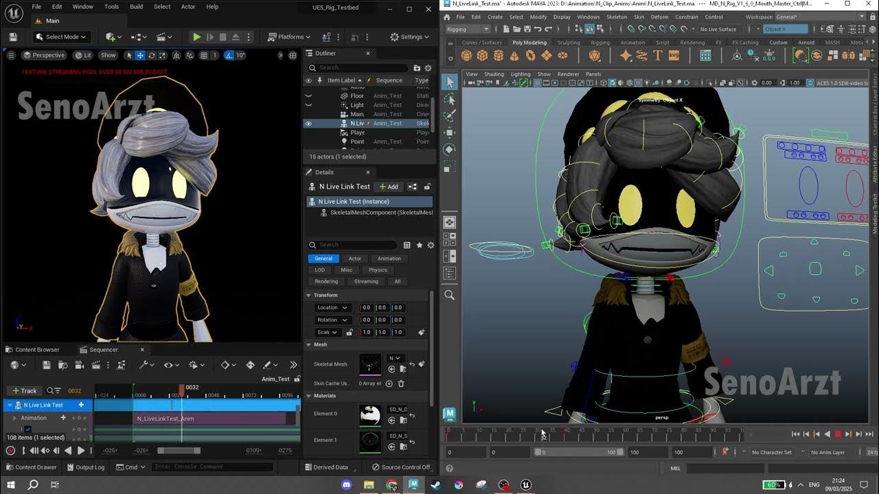 Murder Drones Mouth rig in Maya and Unreal Engine 5 - YouTube