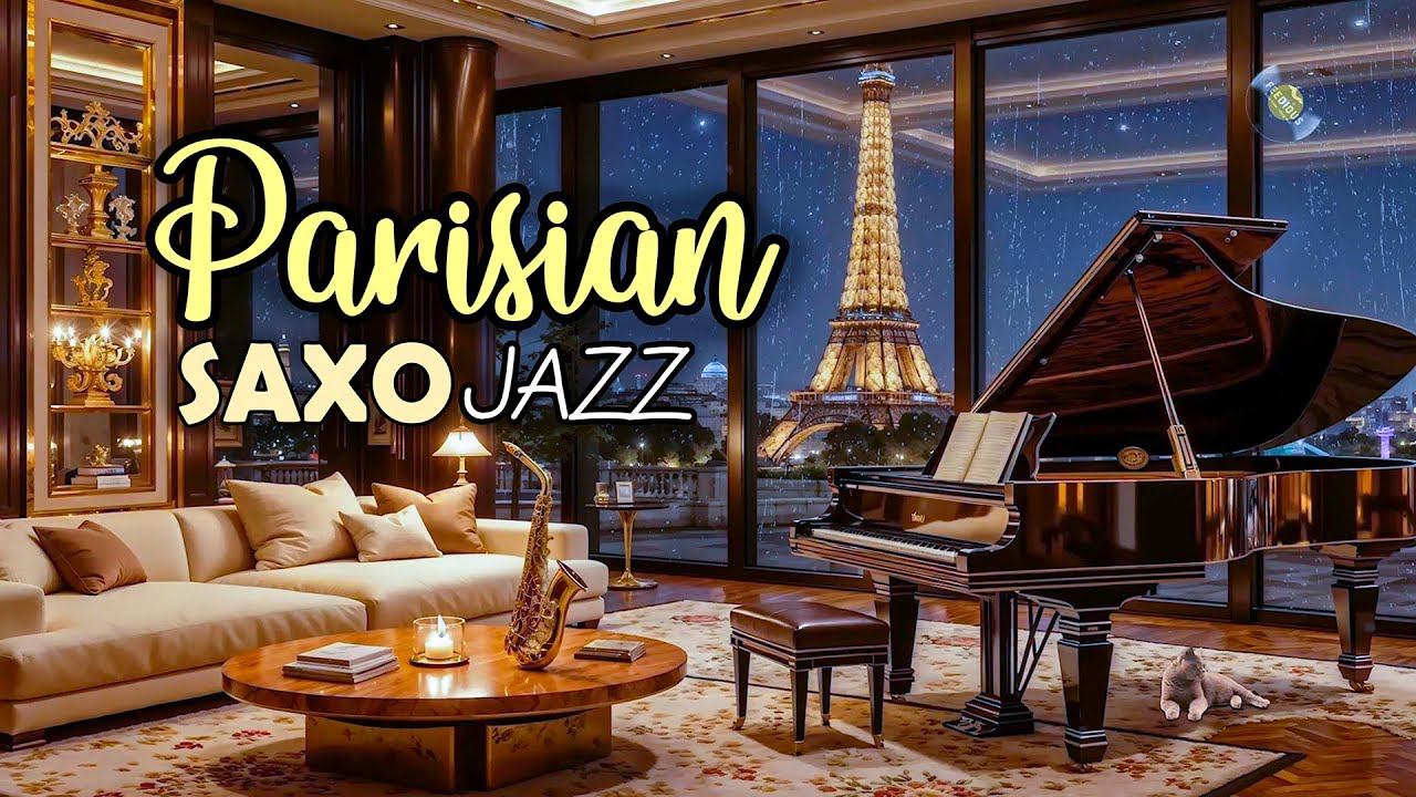 Parisian Jazz | Elegant Saxophone & Piano for Luxury Living Room ...